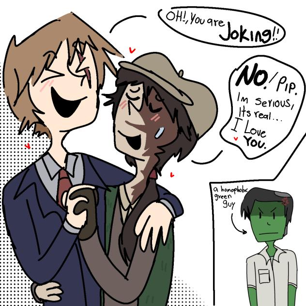 they are yaoi men old angry - ibisPaint