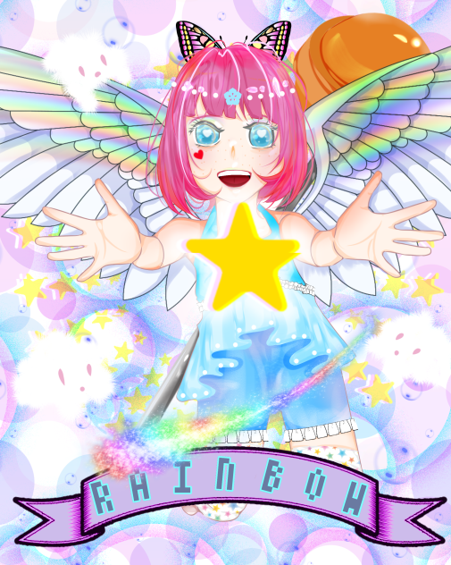 Rubby Rainbow Dtyis - ibisPaint