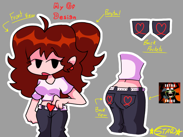 Fnf Animal’s Trouble Gf design - ibisPaint