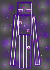 ENDERMAN de neón - ibisPaint