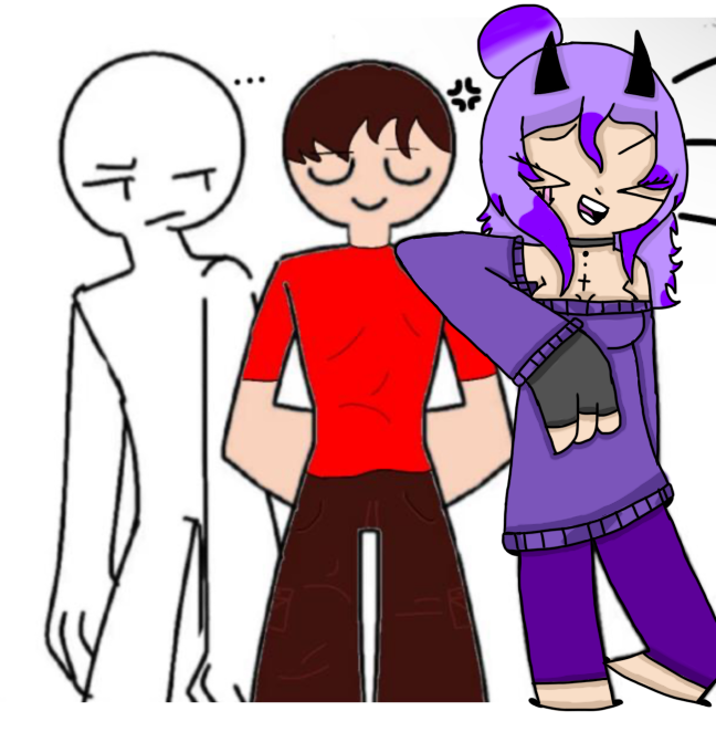 Friends just chilling 😎😎 - ibisPaint