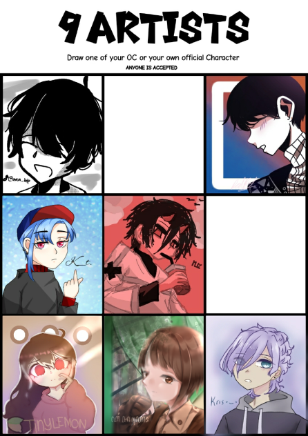 9 Artists Collab - ibisPaint