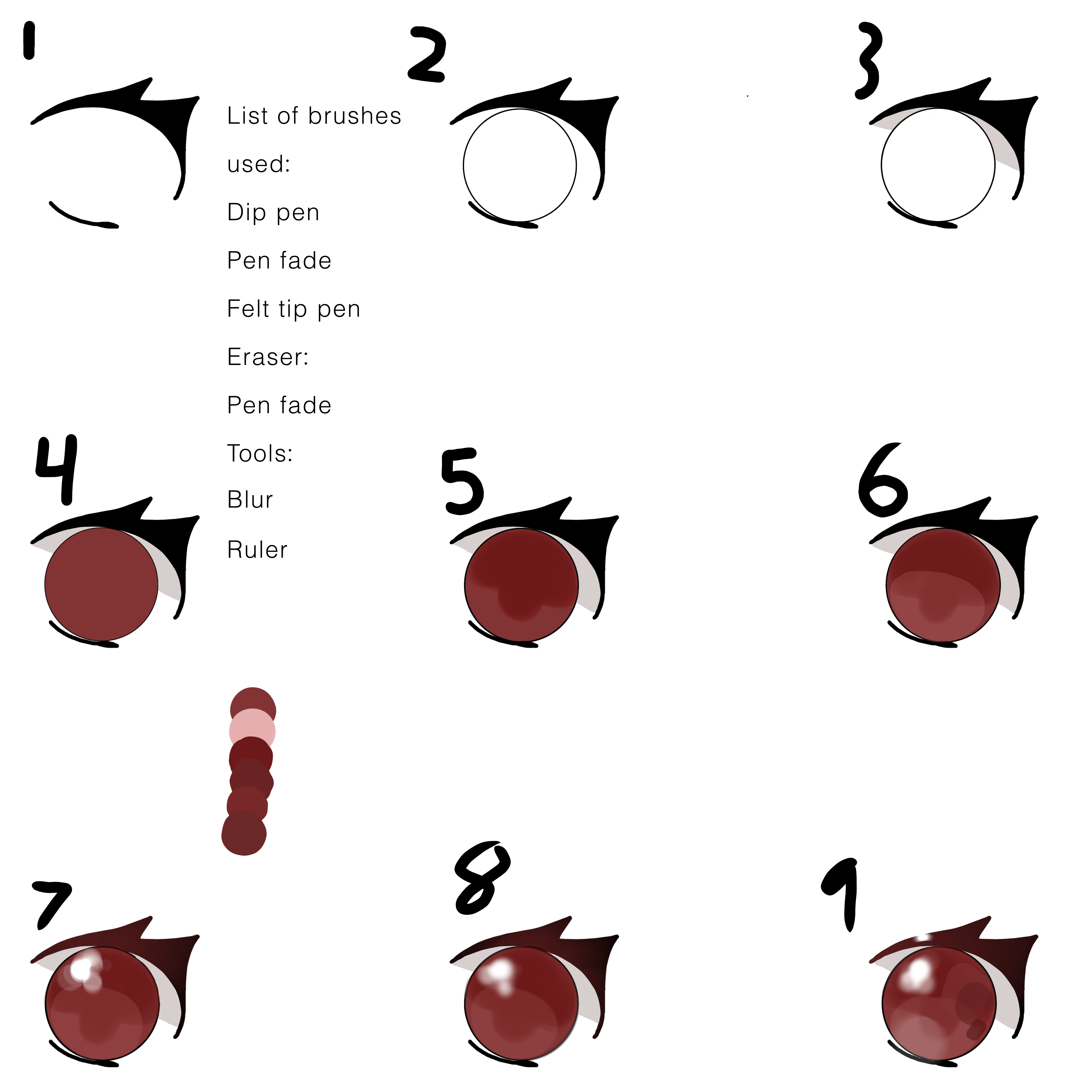 Simple eye chart - ibisPaint