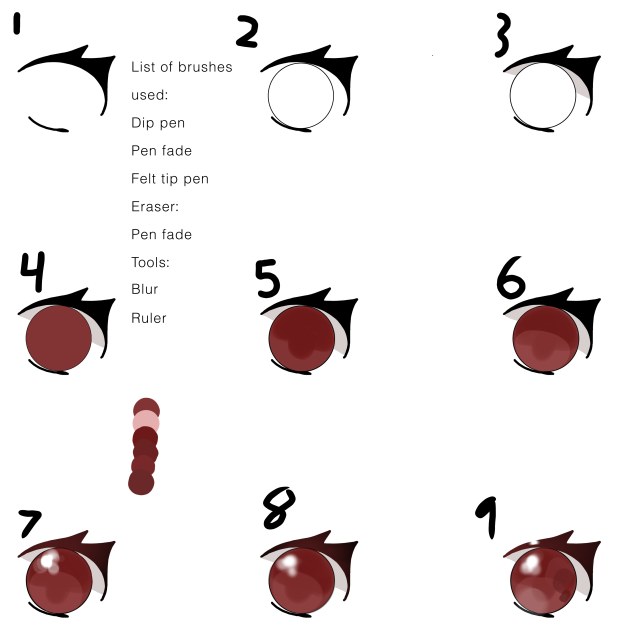 Simple eye chart - ibisPaint