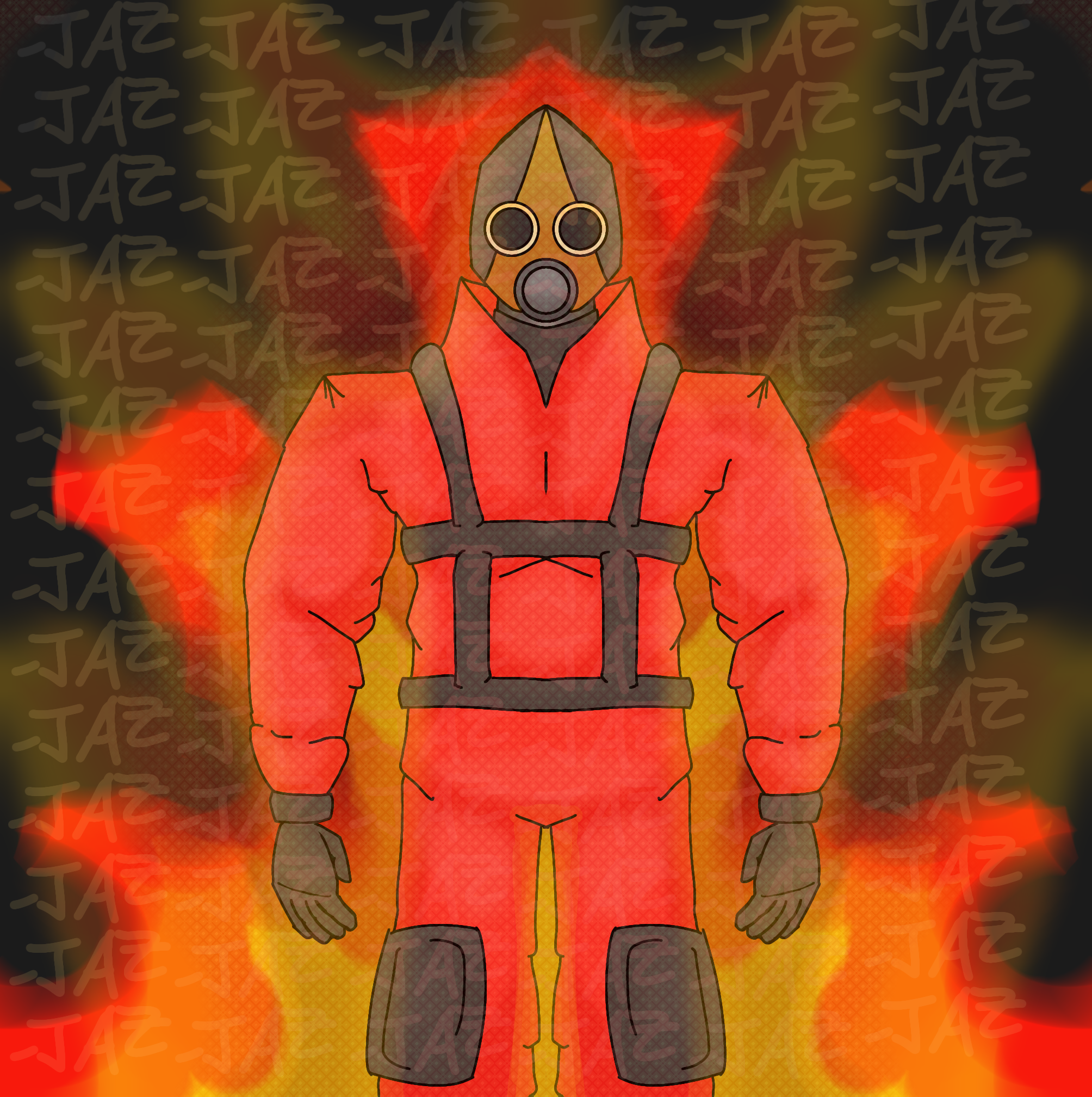 pyro (my OC ver) - ibisPaint