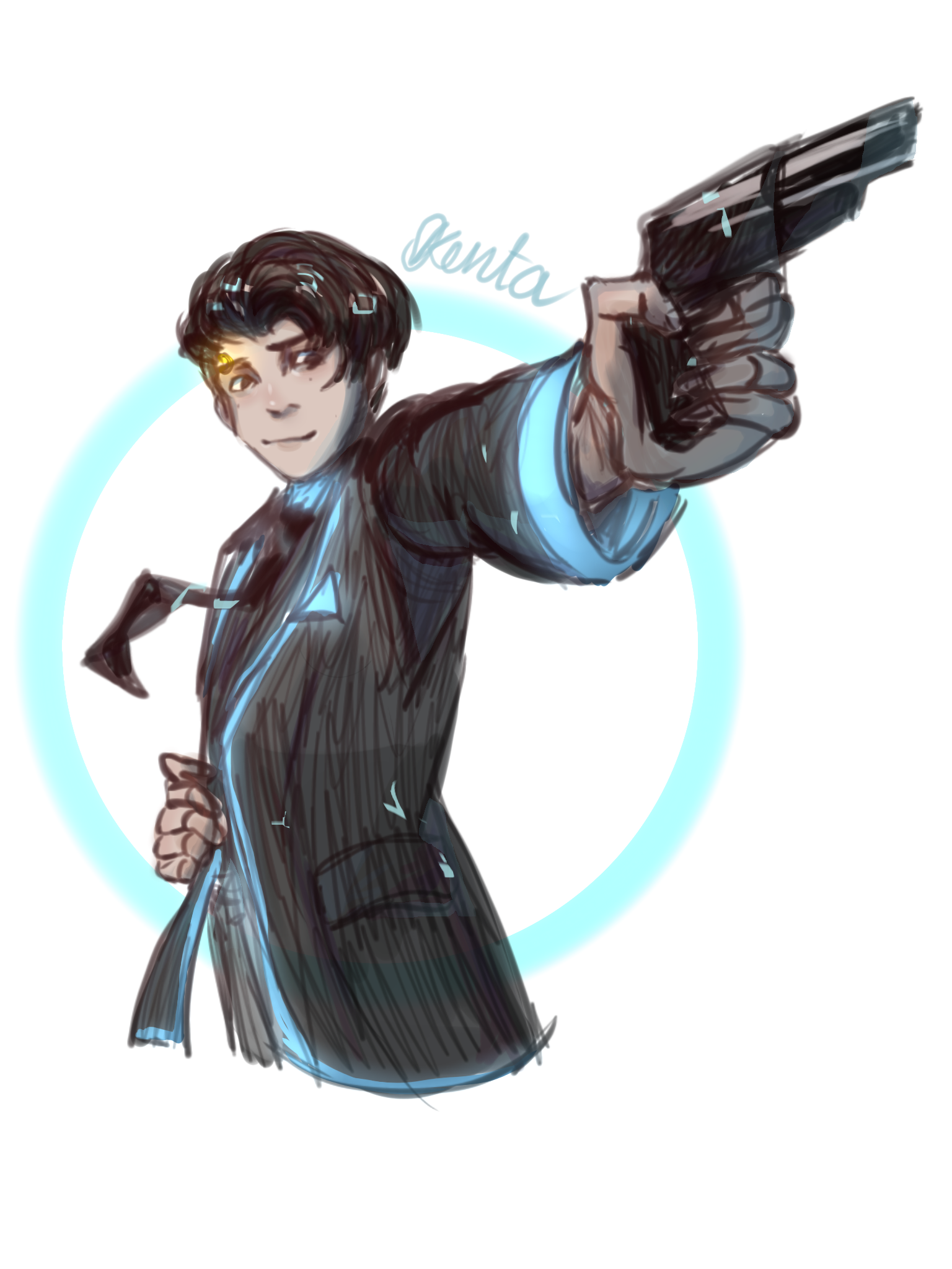 Connor Detroit Become Human - ibisPaint