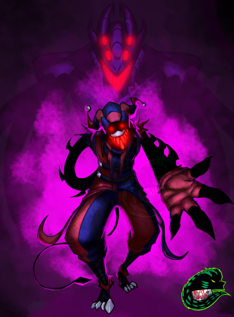 Fool deals with a devil - ibisPaint