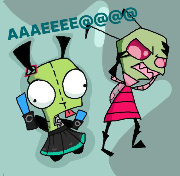 Gir and Zim Miku concert - ibisPaint