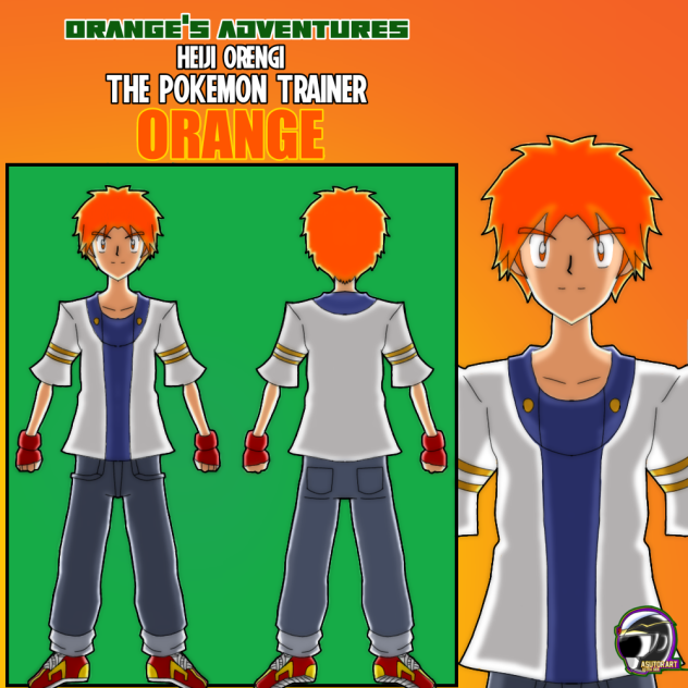 HEIJI ORENGI - ORANGE POKEMON TRAINER. - ibisPaint