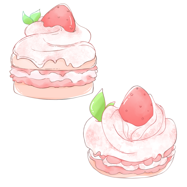 icecream macarons - ibisPaint