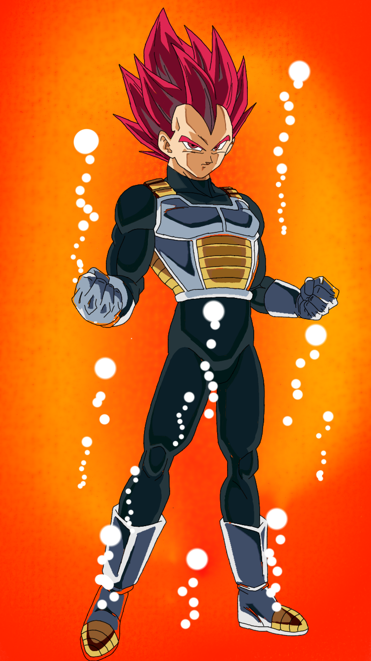 Super Saiyan god vegeta - ibisPaint