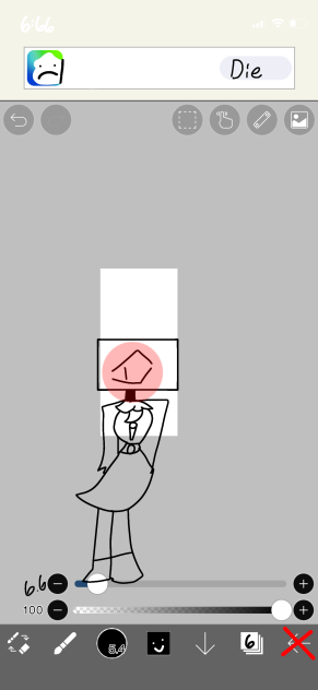 She’s here. - ibisPaint