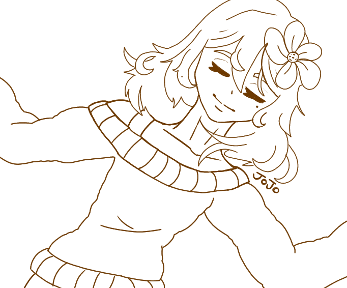 My official oc [jojo] line art - ibisPaint
