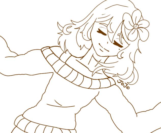 My official oc [jojo] line art - ibisPaint
