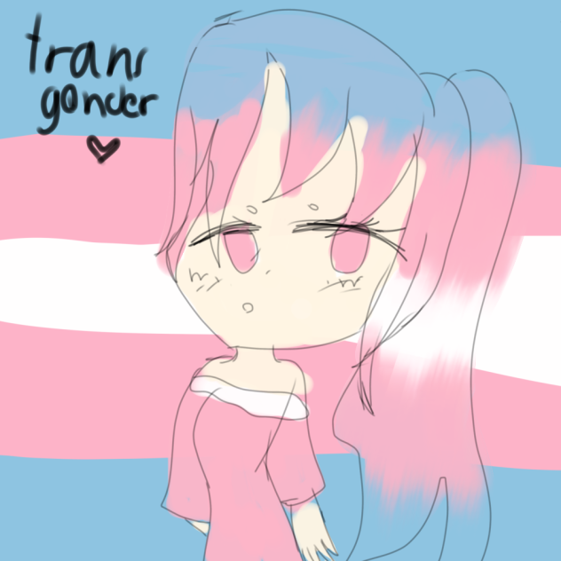 🏳️‍⚧️ ⚧ transgender girl - ibisPaint