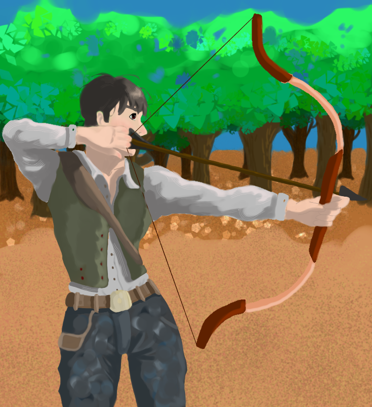 archer without targets - ibisPaint