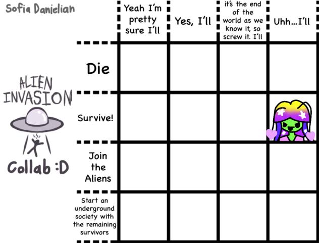 alien invasion collab - ibisPaint