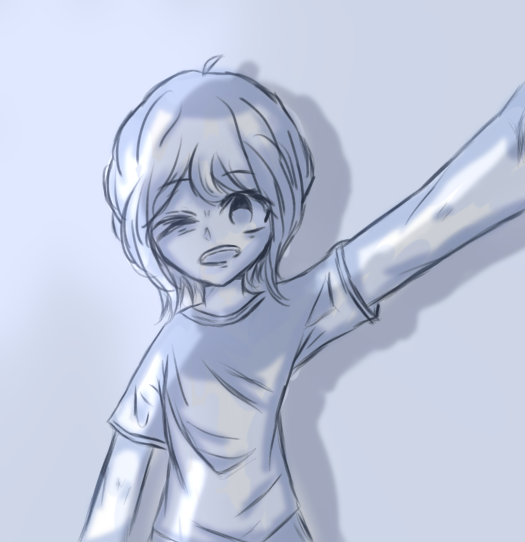 Blue girl - ibisPaint