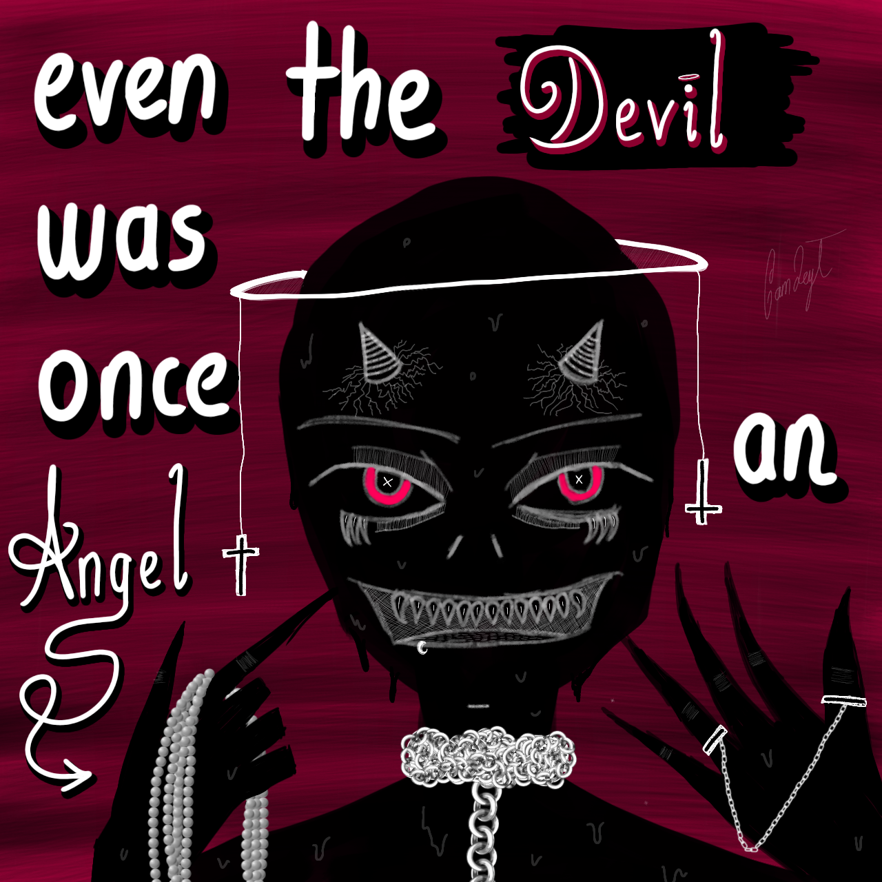 even the devil was once an angel - ibisPaint