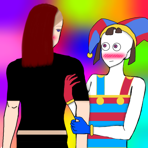 Me and Pomni. TADC AU Comic by Ally! - ibisPaint