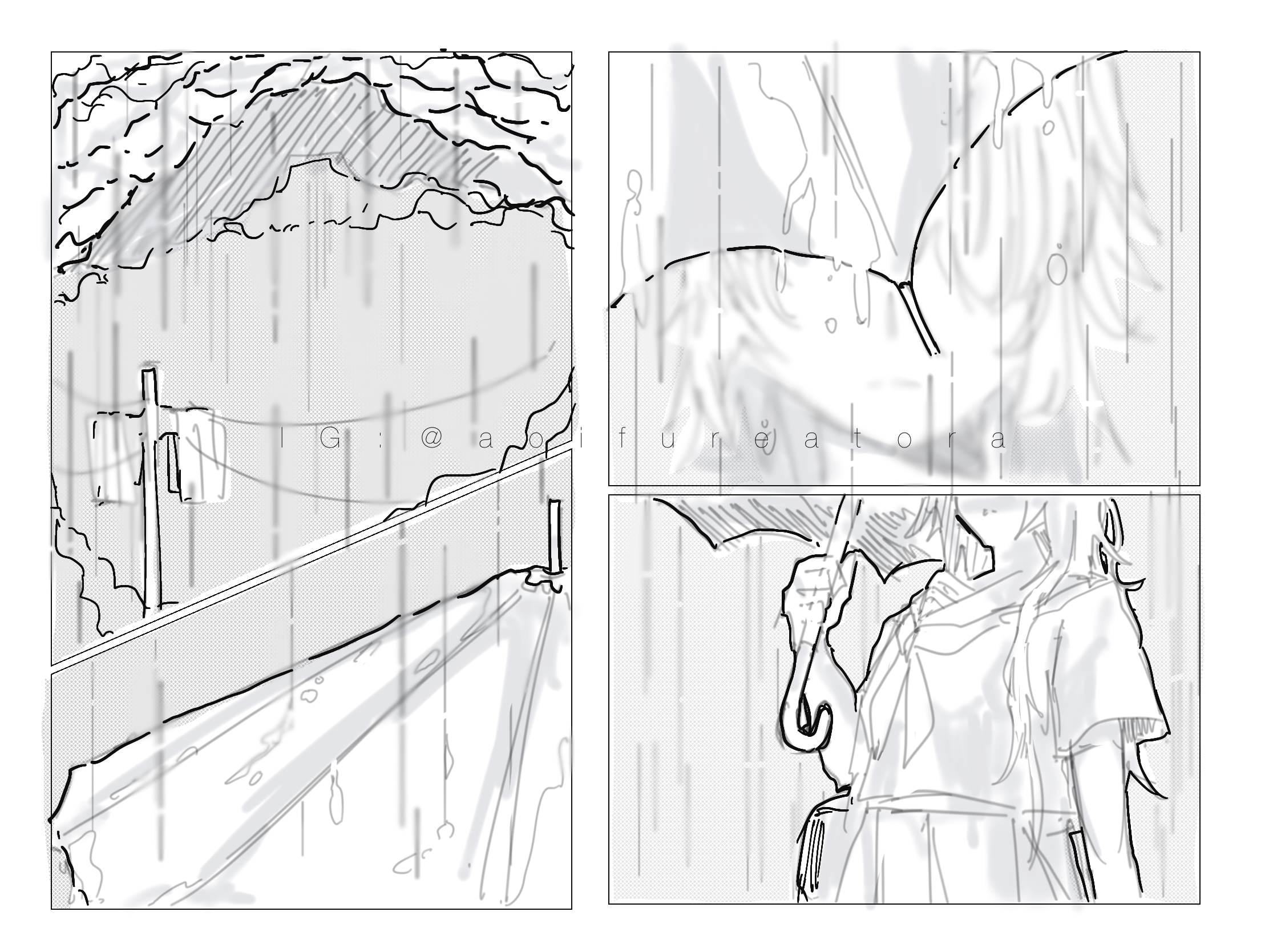 The Rain - ibisPaint