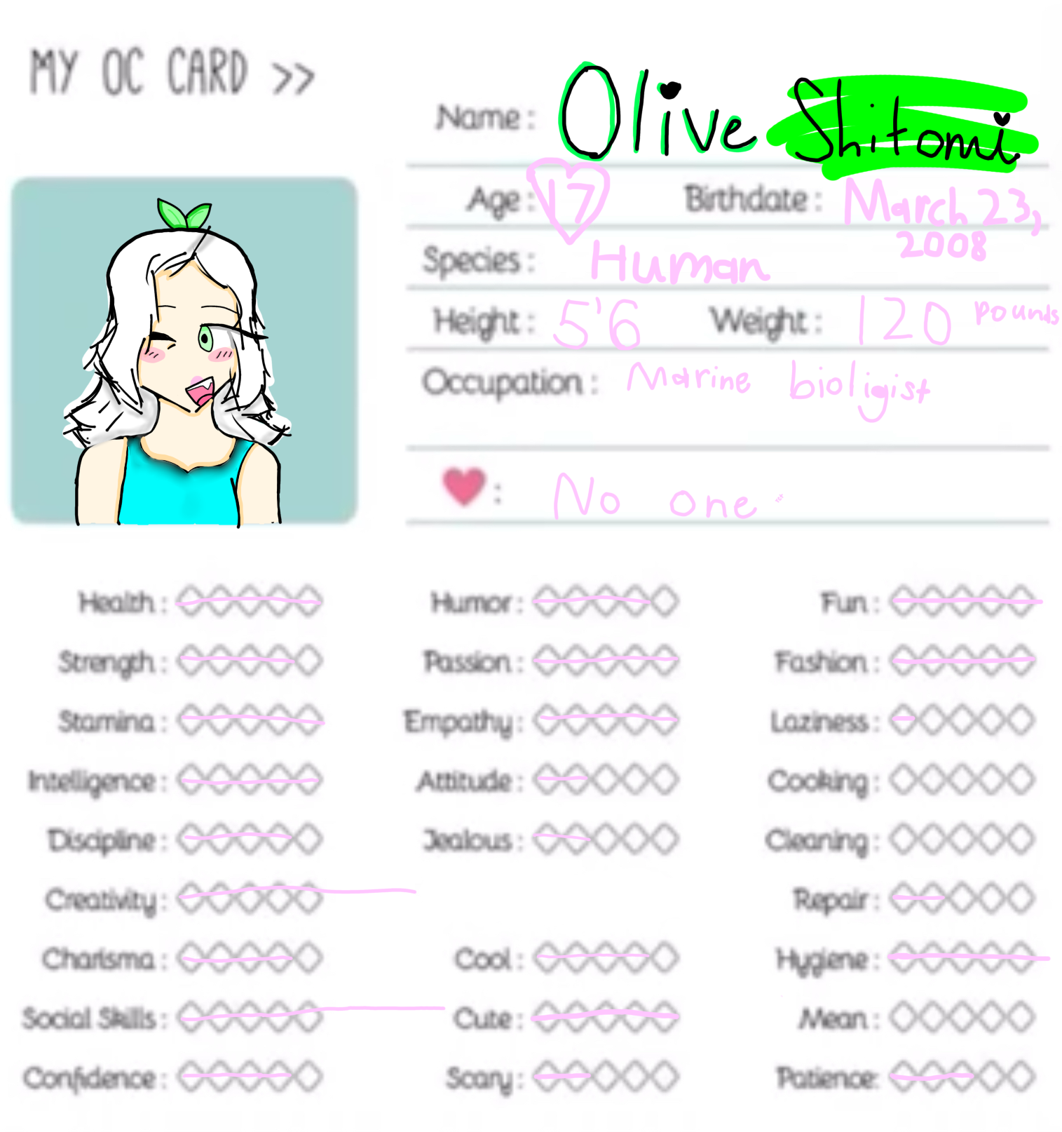 My oc card - ibisPaint