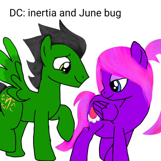 DC inertia and June bug as mlp - ibisPaint