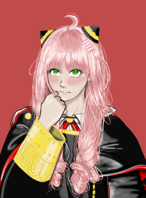 Anya Forger Cosplay Fan Art - ibisPaint