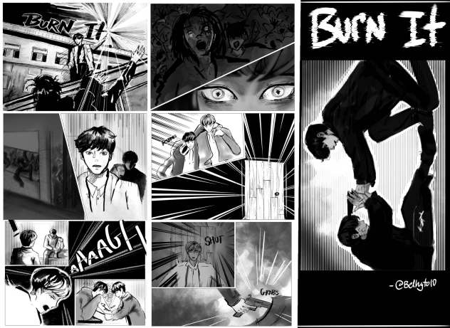 Golden Child Burn it Manga - ibisPaint