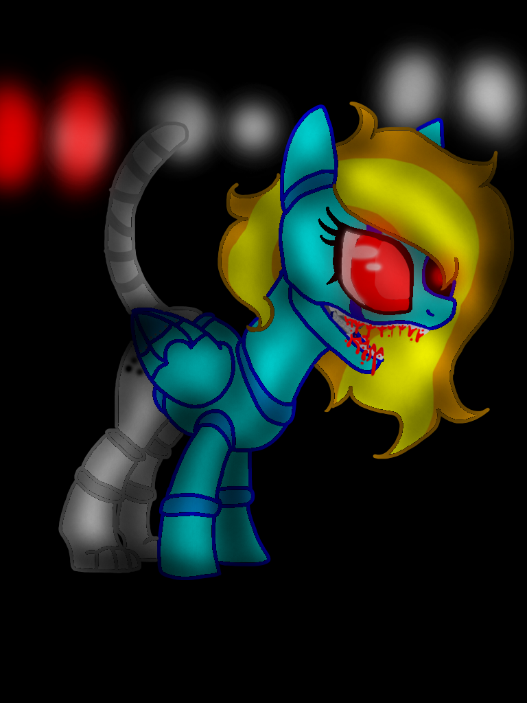 Robot-speed paint - ibisPaint