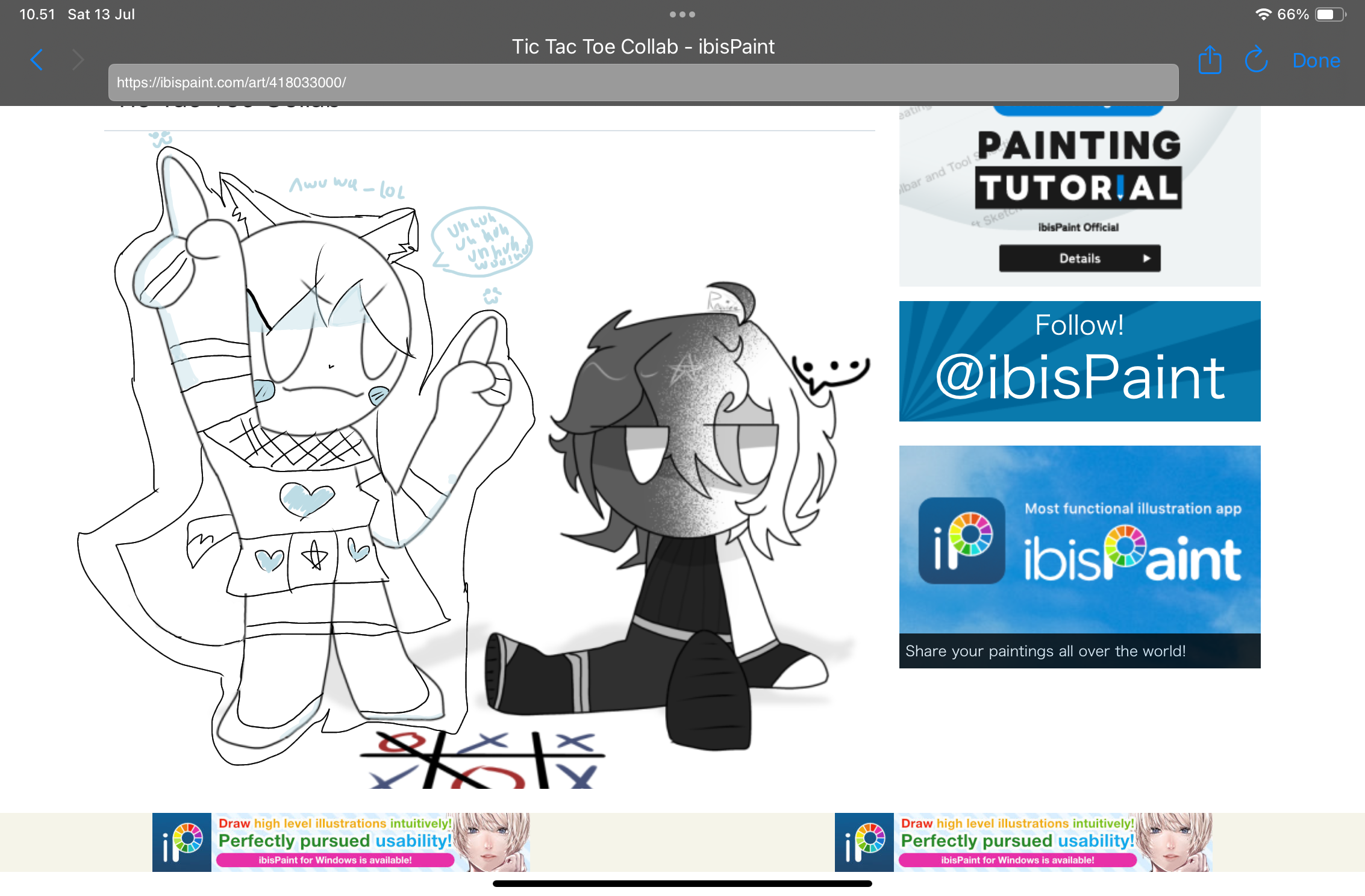 Colab with Requiem - ibisPaint