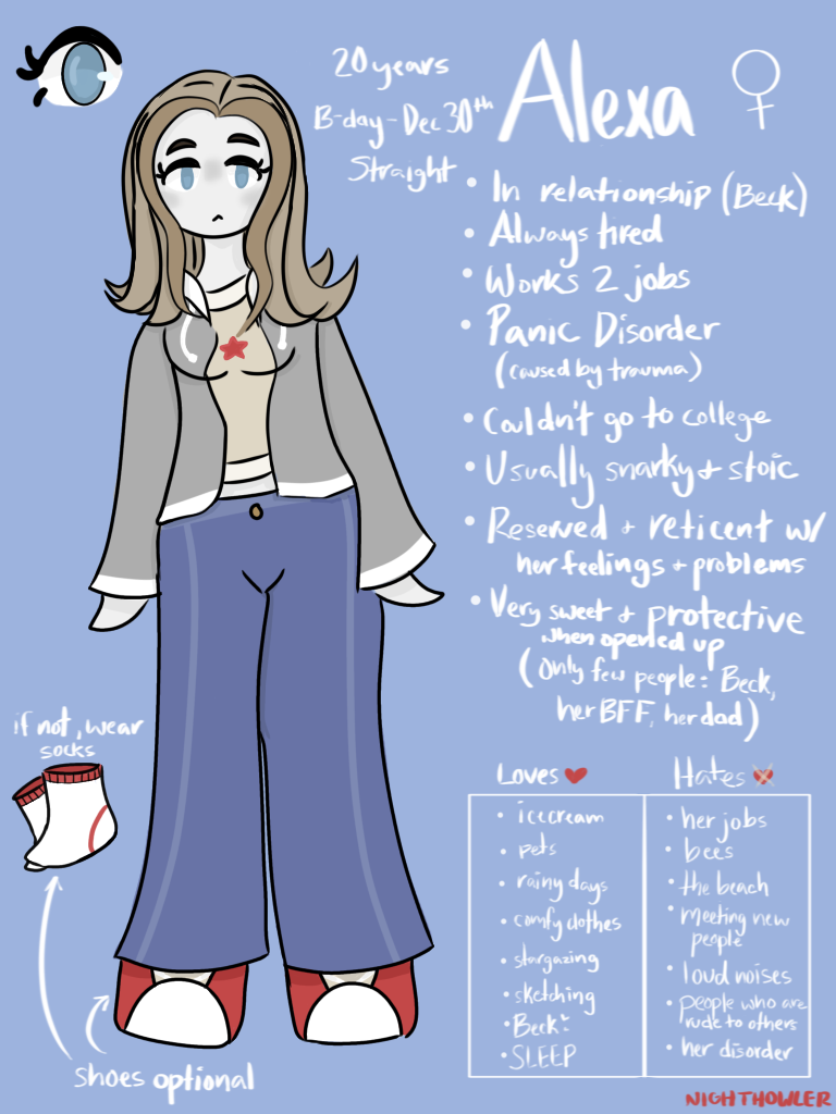 Alexa Ref Sheet Part 1 - ibisPaint