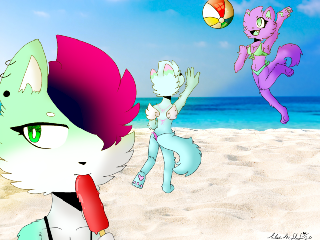 life's a beach - ibisPaint