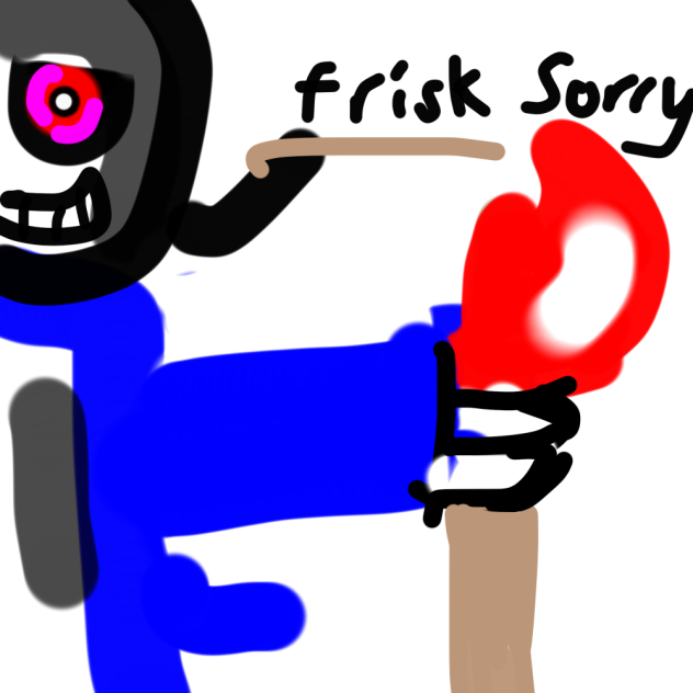 dust tale sans kills frisk - ibisPaint