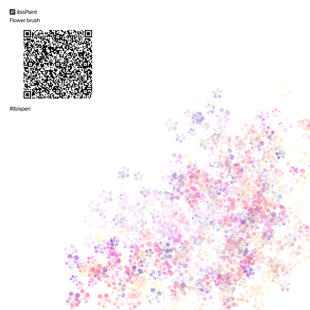 Flower brush - ibisPaint