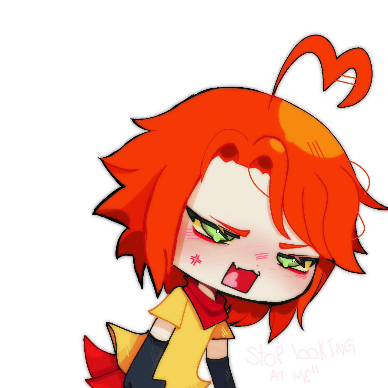 STOP LOOKING AT ME - ibisPaint