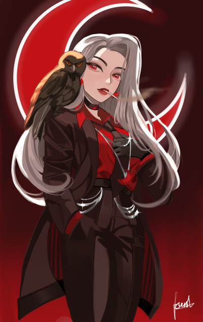 crescent moon - ibisPaint