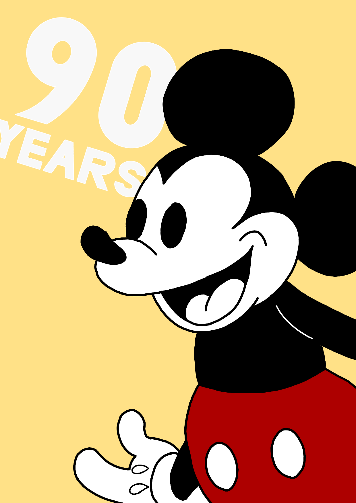 Mickey Mouse 90 years 1 - ibisPaint
