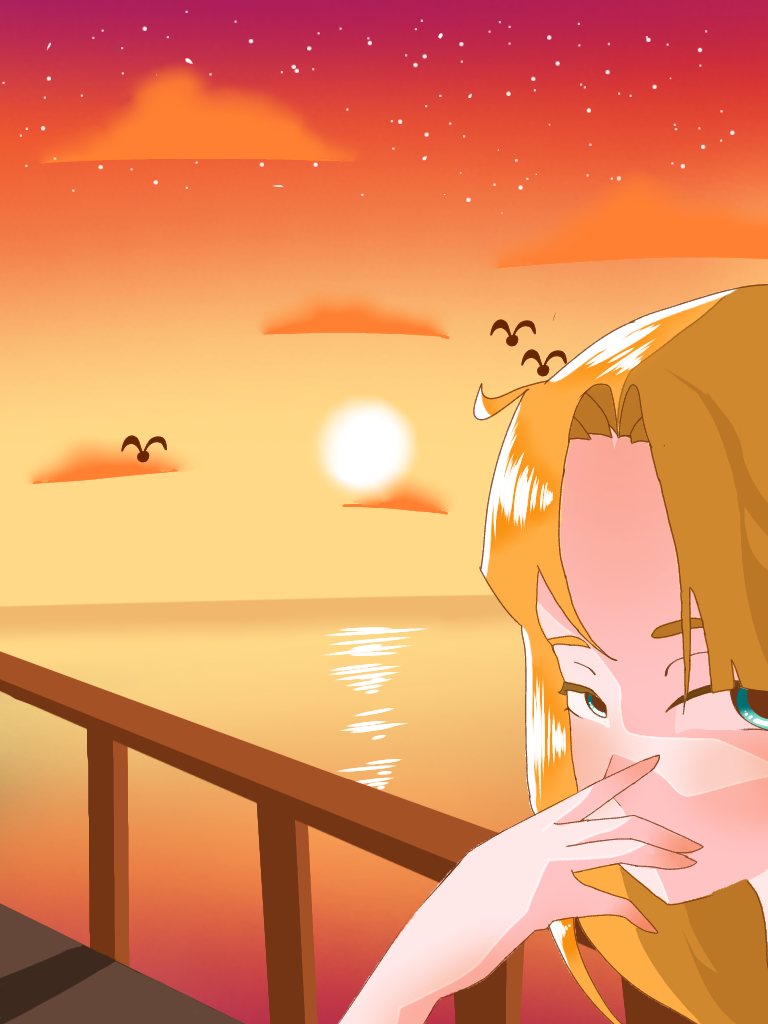 the sun has set 🌇 - ibisPaint