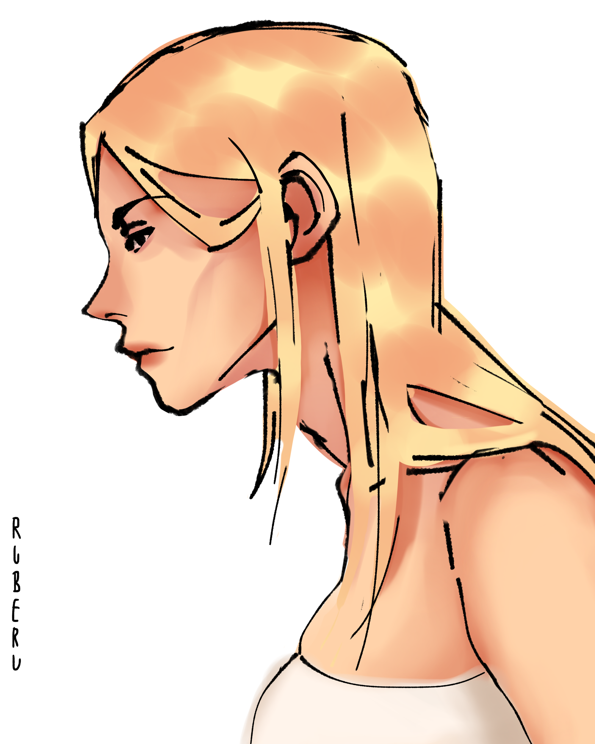 Blonde woman. - ibisPaint