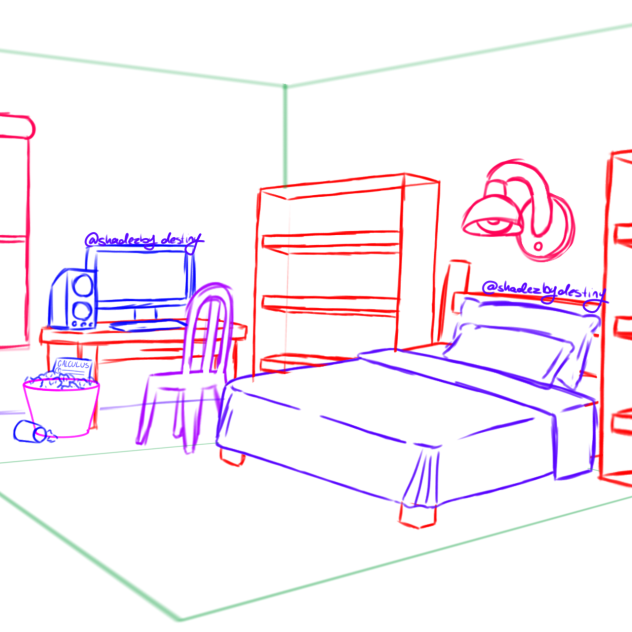 Andy's room (wip) - ibisPaint