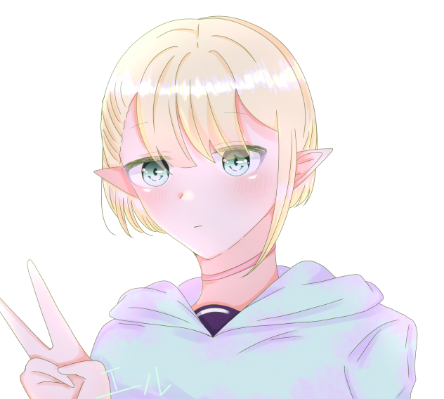 v(￣・￣) - ibisPaint