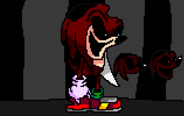 Sonic.exe Before the Storm Fnf Knuck.exe - ibisPaint