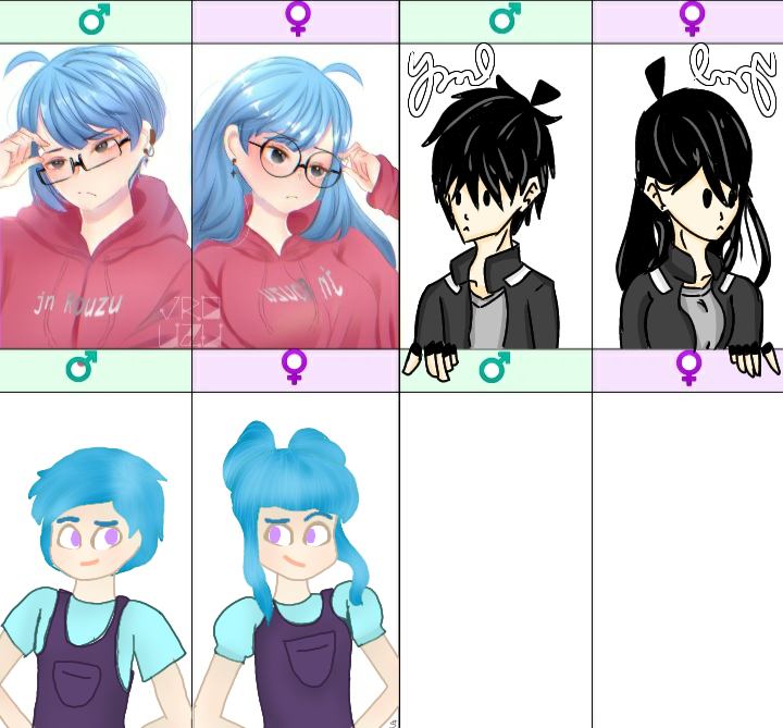 Genderbend Collab - ibisPaint