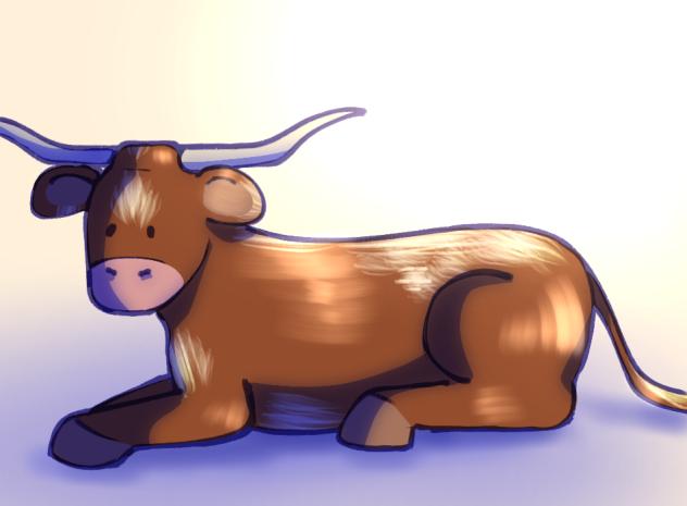A moo-moo - ibisPaint