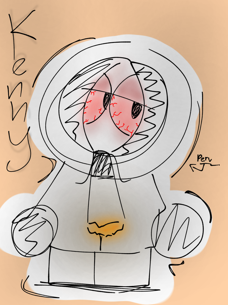 kenny smoking bcs im dying - ibisPaint