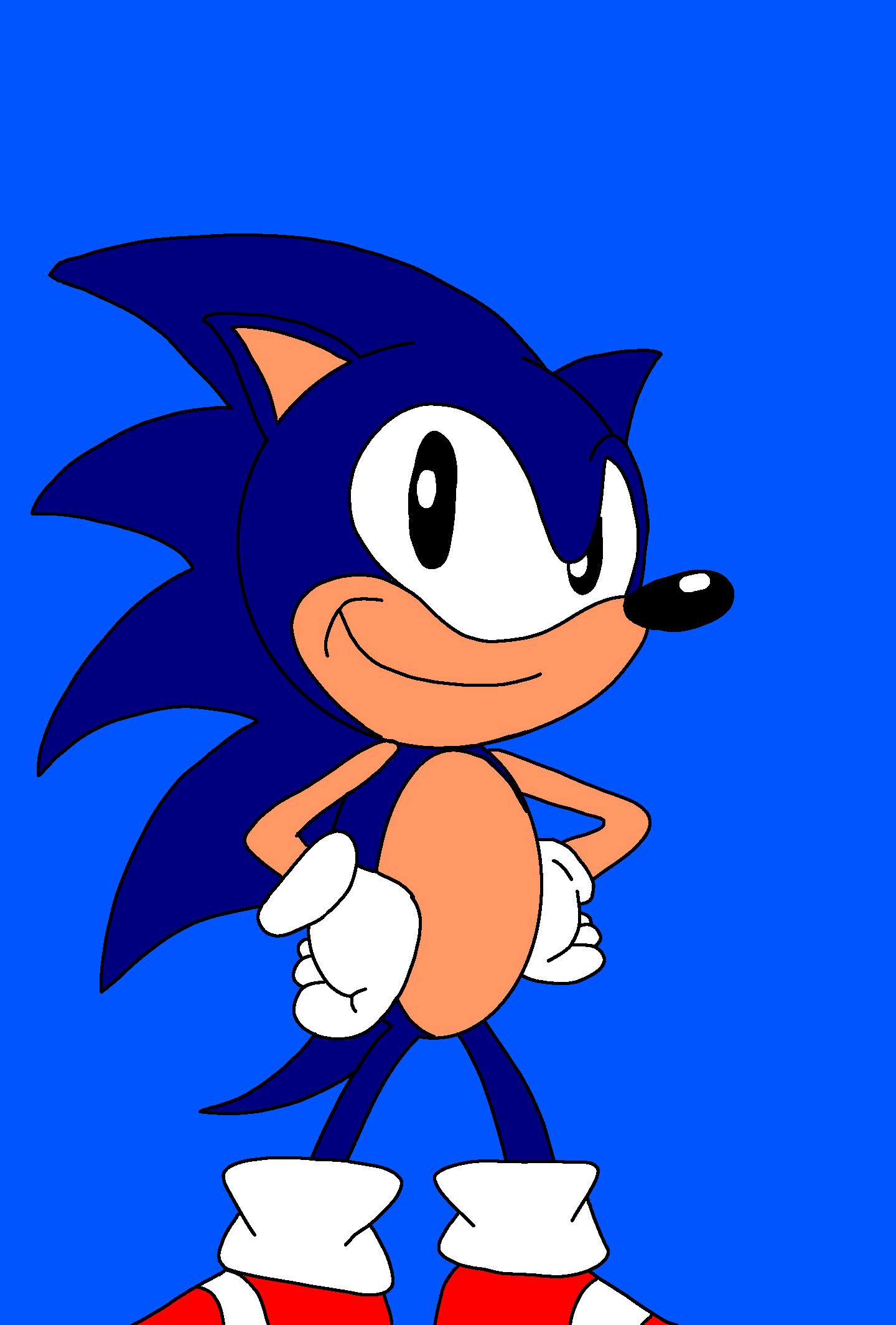 American box art sonic - ibisPaint