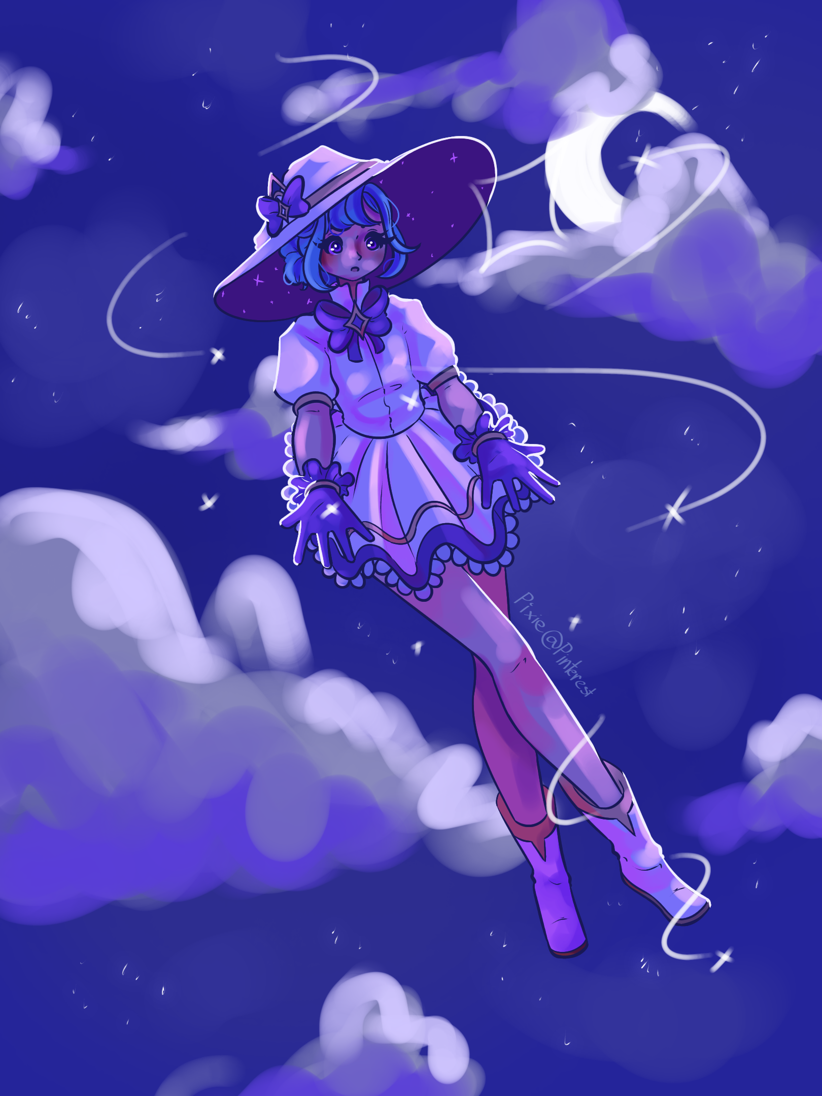 Magical Girl Lunar - ibisPaint