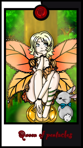 Queen of pentacles - ibisPaint