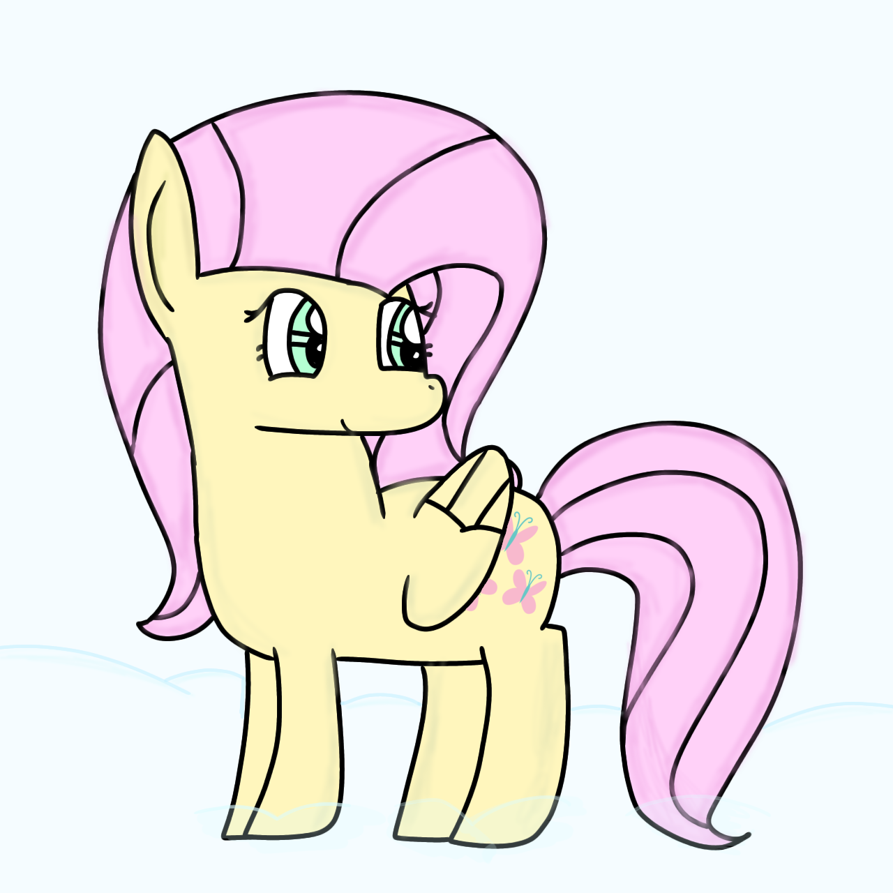 Fluttershy Version 2 - ibisPaint